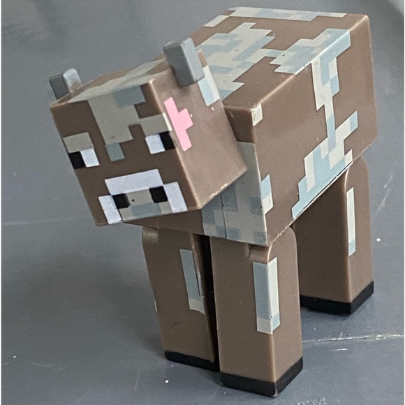 Toys | Minecraft Cow Figure Animal Jazwares Mojang 25 Toy | Poshmark